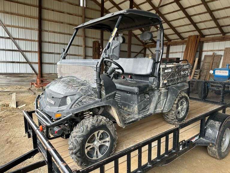 2020 Massimo Utv 4wd Runs And Drives Good Has Winch And Windshield Seat Is Torn 3974 Miles