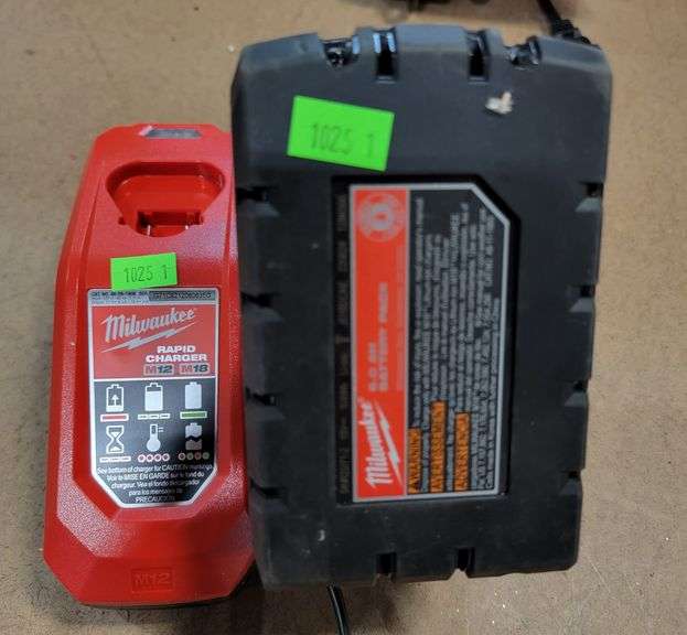 Milwaukee M12 M18 Rapid Charger with M18 6.0 Ah Battery - Metzger ...