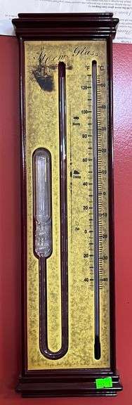 Storm glass thermometer - Metzger Property Services LLC
