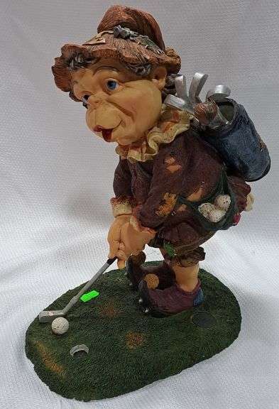 The Laaf collection golfer figurine 14" tall - Metzger Property ...