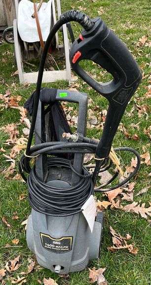 Task force 1600 psi electric pressure washer - Metzger Property ...
