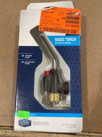 Bernzomatic Basic Torch with built In Ignition - Metzger Property ...