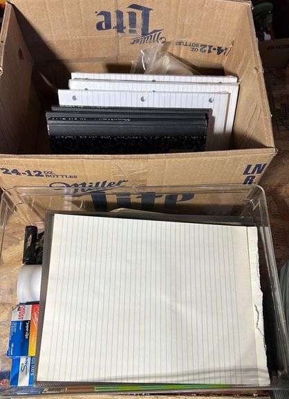 Paper Assortment, Adding Machine Tape & Office Supply Assortment ...