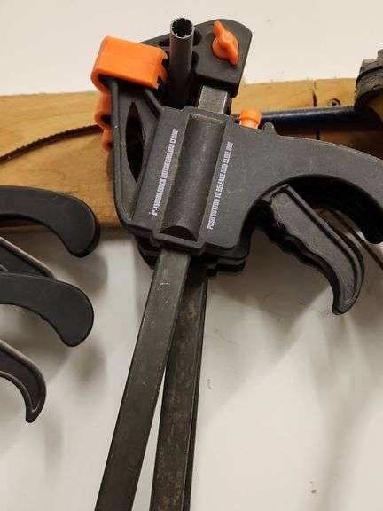 Plastic bar clamps 5ct, two 24in, two 12in ,one 6in - Metzger Property ...