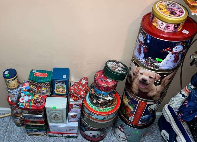 Large tin assortment - Metzger Property Services LLC