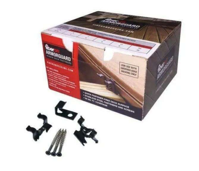 FIBERON Hidden edge Deck Fasteners Black 2 boxes - Metzger Property ...