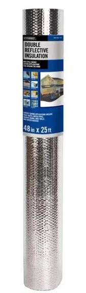 Everbilt 48 in. x 25 ft. Double Reflective Insulation - Metzger ...