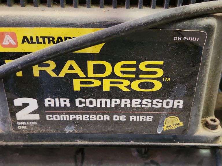Alltrade 2 gallon air compressor - Metzger Property Services LLC
