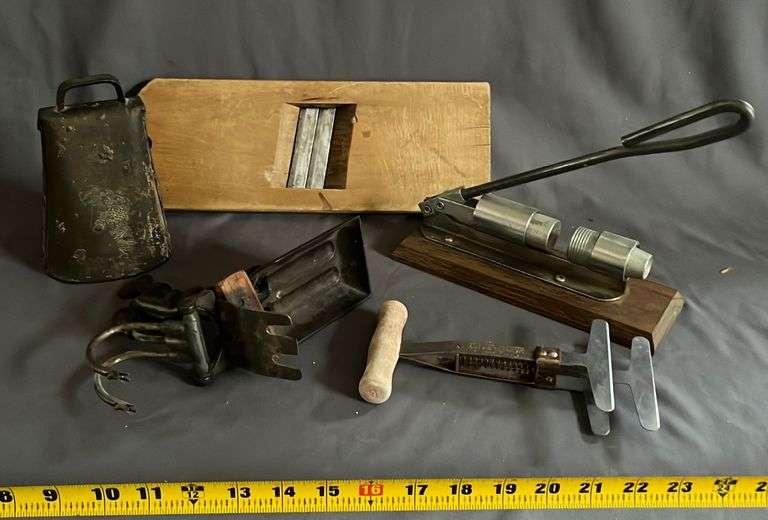 Goodell cherry putter, nut cracker, cow bell, chopper, slaw cutter ...