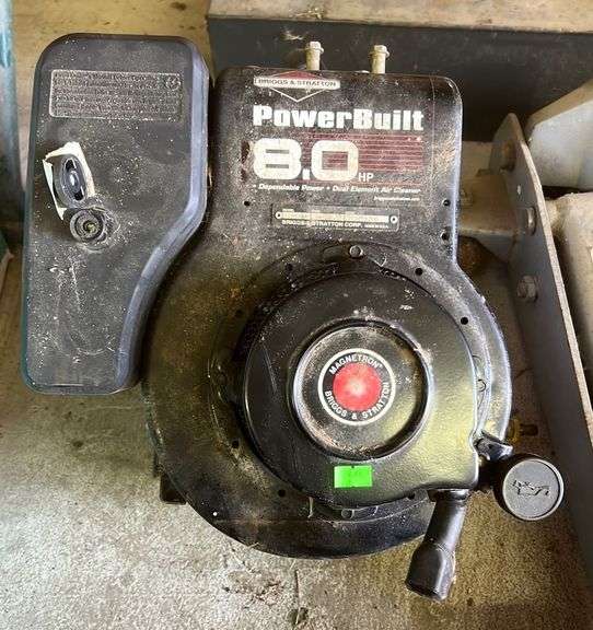 Briggs & Stratton 8hp Vertical Shaft Engine, new out of box - Metzger ...