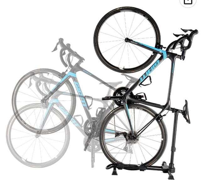 PRO BIKE TOOL Vertical Upright Bicycle Floor Stand - Freestanding ...