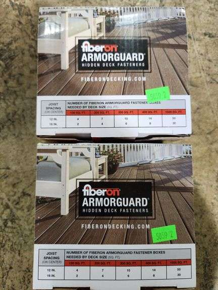 2- fiberon ArmorGuard hidden deck fasteners 80 count - Metzger Property ...