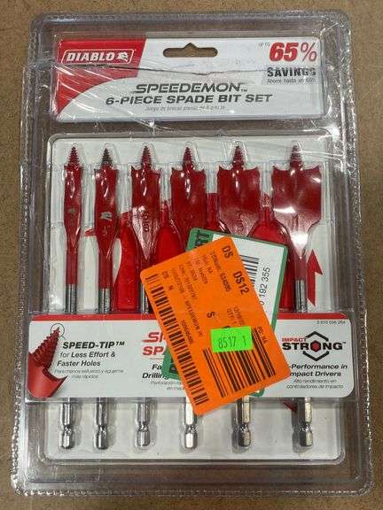 Diablo Speedemon 6Pc Spade Bit Set - Metzger Property Services LLC