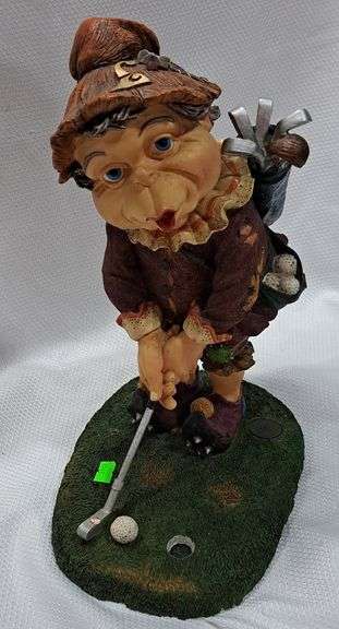 The Laaf collection golfer figurine 14" tall - Metzger Property ...