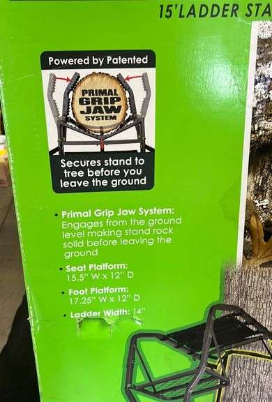 Realtree SingleMan 15’ Ladder Tree Stand New in box - Metzger Property ...