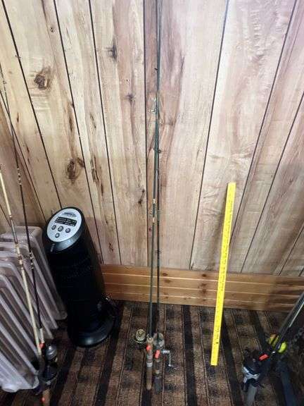 Open face fishing poles (2) - Metzger Property Services LLC