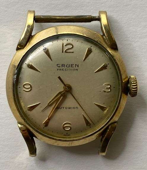 Gruen Precision Autowind Wristwatch with No Band - Metzger Property ...