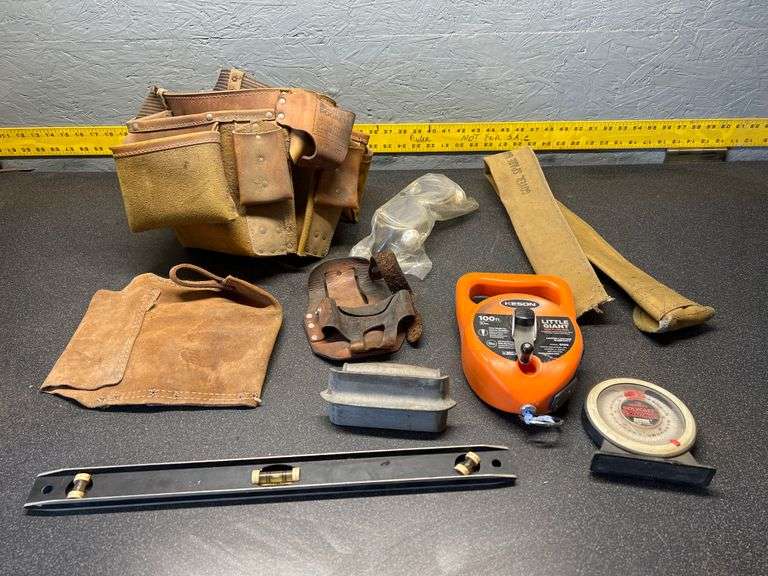 Carpenters belt, Chalk line, Assorted tools - Metzger Property Services LLC