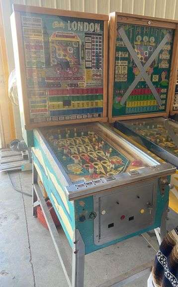 Bally London Mystic Lines Pinball Machine - Metzger Property Services LLC