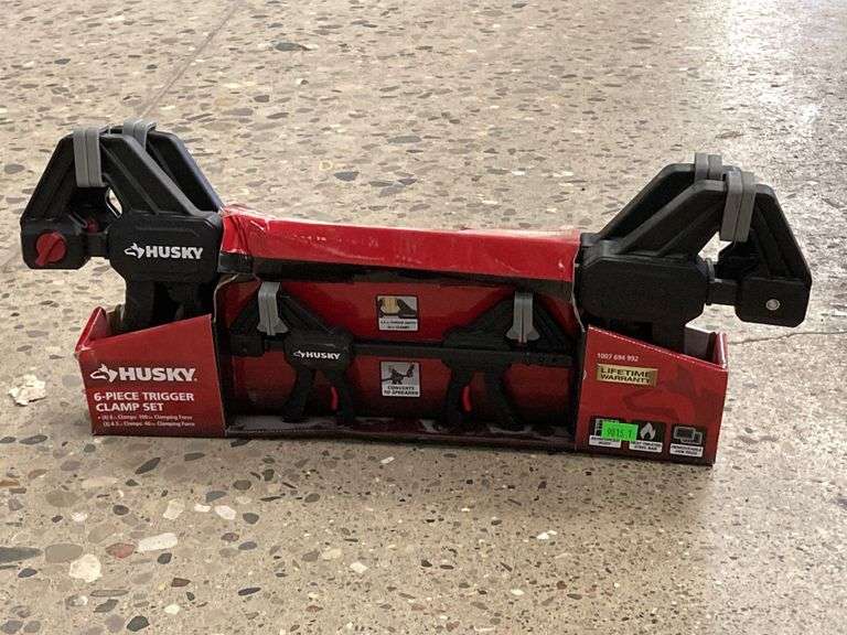 Husky 6 piece Clamp Set - Metzger Property Services LLC