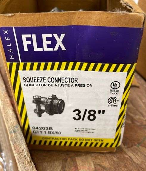 Flex squeeze connector 3/8” - Metzger Property Services LLC