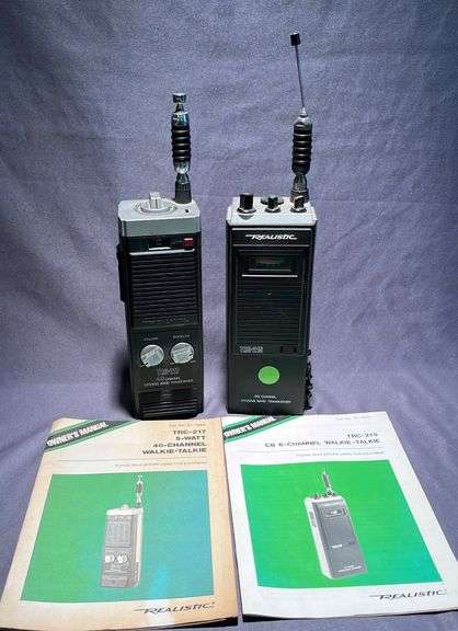 Realistic trc-217 and trc-215 walkie talkies. - Metzger Property ...