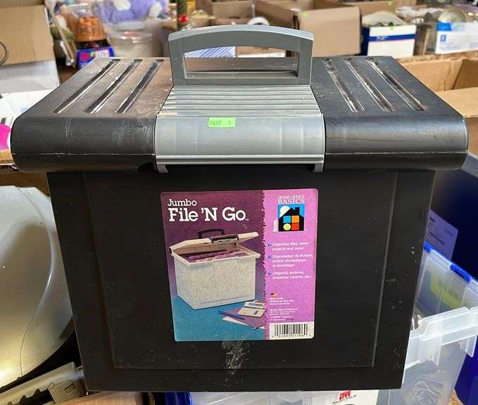 Jumbo File 'N Go plastic file holder - Metzger Property Services LLC