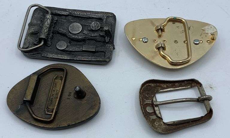 (1) Indiana Metal Craft "Rocky Mountain High" belt buckle, (1) Bergamot ...