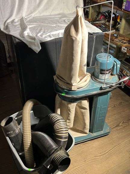 Shopline Jet dust collector, Model jsl-610dc, with hoses in tote with ...