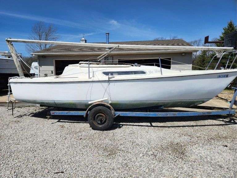 22’ Venture Sail boat by McGregor and trailer , no title - Metzger ...