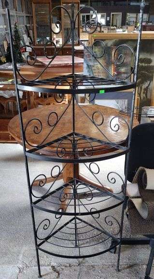 4 - Tier Metal Stand Shelf Plant Ornament Display Unit Rack 59.5 ...