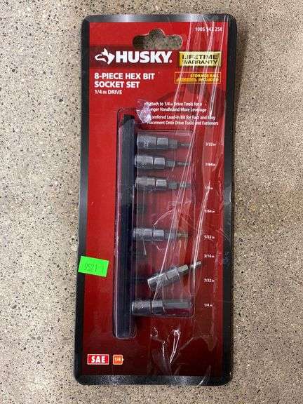Husky 8pc Hex Bit Socket Set, Missing Pieces - Metzger Property Services LLC
