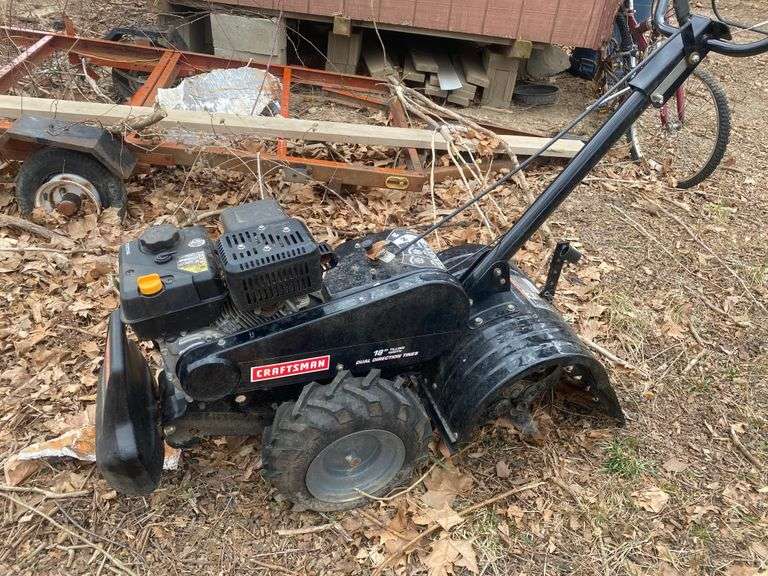 Craftsman 18" Rear Tine Tiller - Metzger Property Services LLC