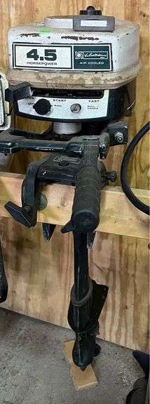 Ted Williams 4.5 HP Outboard Motor Air Cooled - Metzger Property ...