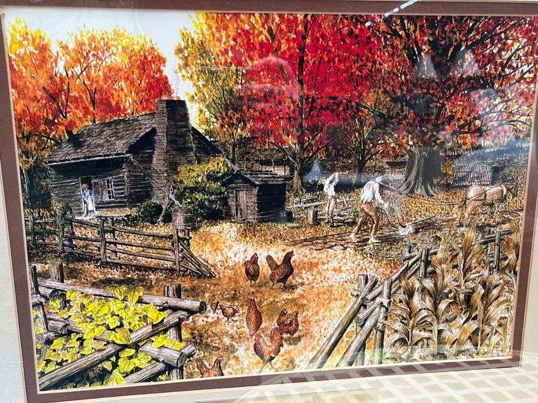 Bill pickle Abe Lincoln's boyhood home numbered print 24x19 - Metzger ...