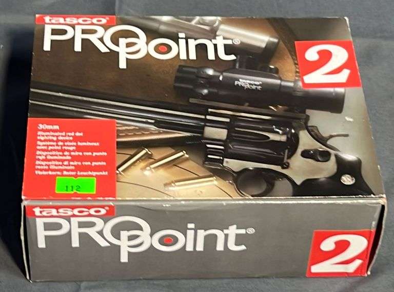 Tasco Pro Point 2 ,30mm Red Dot Sighting Device - Metzger Property ...