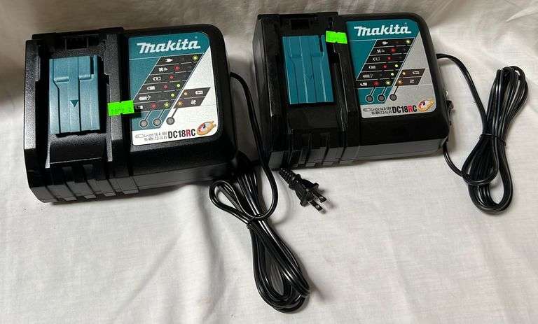 2 - Makita fast charger dc18rc - Metzger Property Services LLC