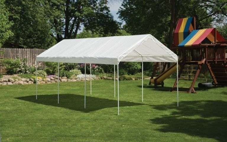 ShelterLogic 10' x 20' MaxAP Canopy Series Compact Outdoor Easy to ...