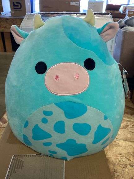 Squishmallows Toys Squishmallow Ultra Rare Tuluck the Blue Cow 16 ...