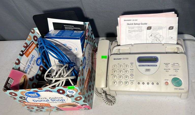 Sharp UX-300 Plain Paper Facsimile & Linksys AC 750 Boost Wi-Fi Range ...