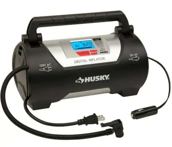 Husky 12/120 Volt Auto and Home Inflator - Metzger Property Services LLC