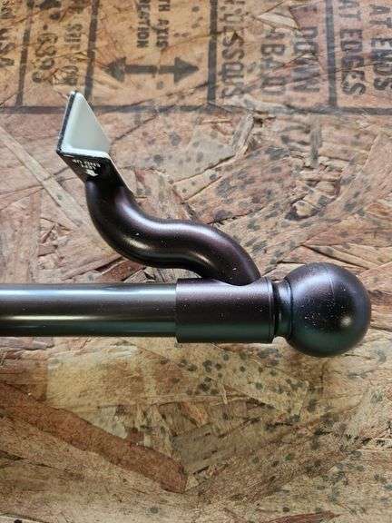 Maytex Ball twist and spout decorative window tension rod 53.5 ...