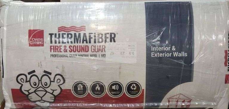 Owens corning Thermafiber Fire and Sound Guard Unfaced Mineral Wool ...