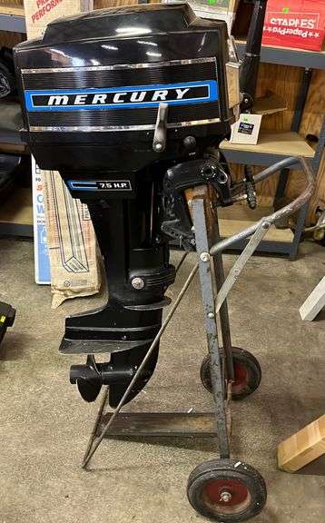 Thunderbolt Mercury 7.5hp Outboard Motor - Metzger Property Services LLC