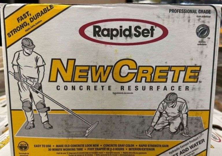 Rapid set New Crete Concrete Resurfacer 25 lb - Metzger Property ...