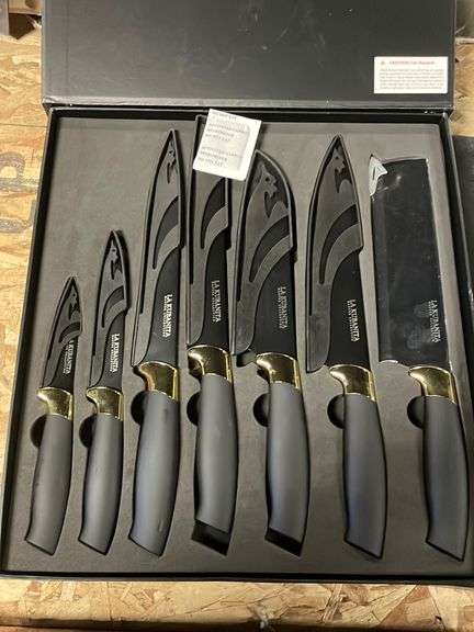 La Kubanita Master Collection 13 Piece Kitchen Knife Set With Knife ...