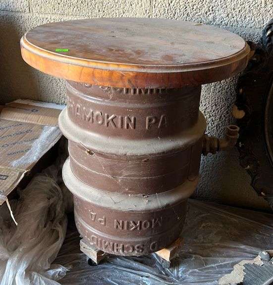 Keg Table on rollers - Fuhrmann and Schmidt Brewing (Shamokin, PA), 19. ...