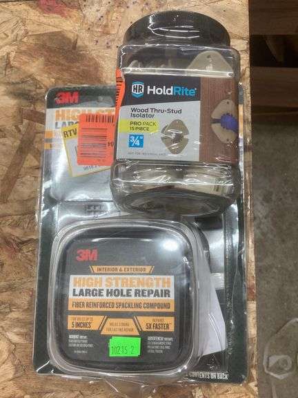 HR Hold Rite Wood Thru Stud Isolator 3/4” with 3M High Stretch Hole ...