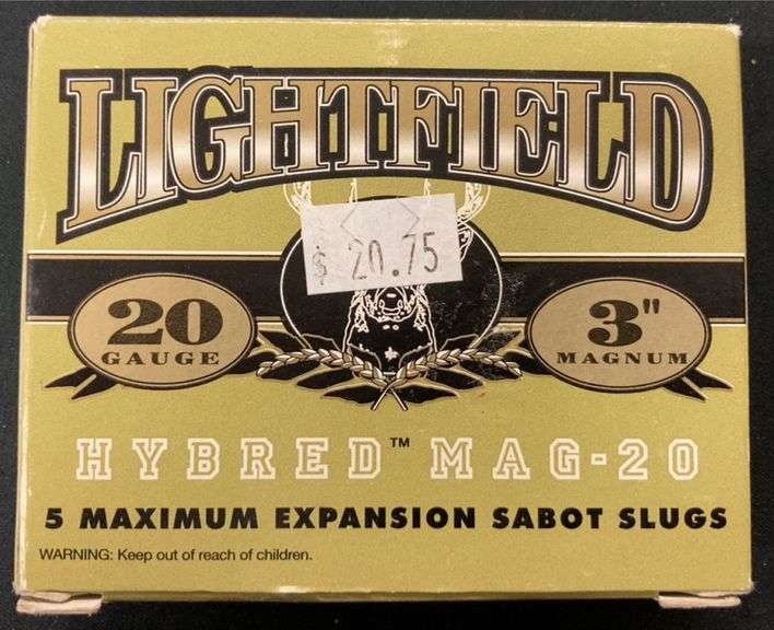 Lightfield Hybred Mag-20 20 gauge, 5 Rounds - Metzger Property Services ...