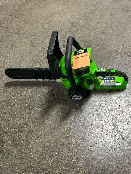 Green works chain saw - Metzger Property Services LLC
